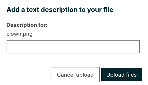 Submit a file with your ORA response